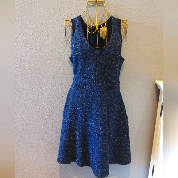 Modcloth | Dresses | Modcloth Sparkly Fit And Flare Tweed Dress M ...